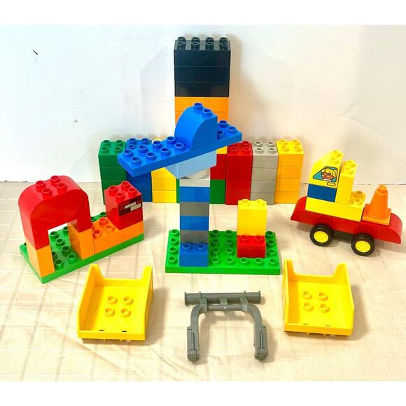 Lego | Toys | Lego Duplo 65 Pc Construction Site Blocks Building ...